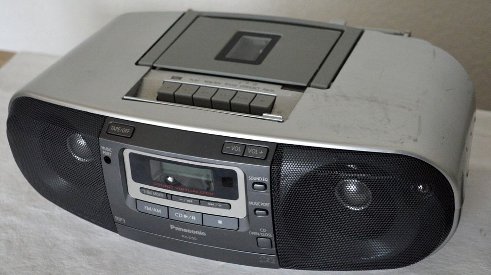 Boombox Panasonic RX-D50 CD-Radio Kassette, cassette (Gebraucht) in ...
