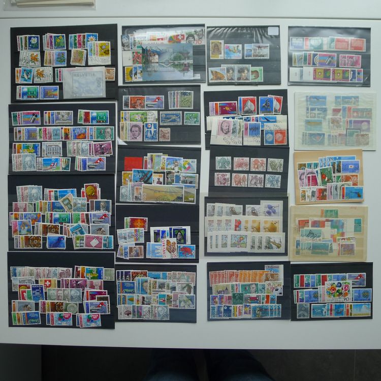 Über 90 Steckkarten, alt bis modern, teils ET-Vollstempel (Gebraucht) in Ebikon für CHF 150 ...