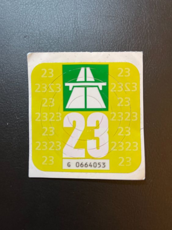 Autobahn-Vignette 2023 (Neu und originalverpackt) in Appenzell Steinegg für CHF 30 – mit ...
