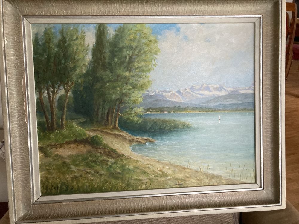 Wunderschönes Ölgemälde von A. Berli (Gebraucht) in Oberrieden für CHF ...