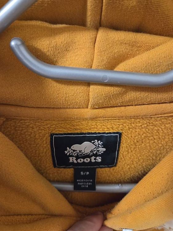 Roots Hoodie, Senfgelb, Gr. S/P, Kuschelig für den Winter (Gebraucht ...