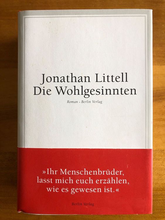 Jonathan Littell „Die Wohlgesinnten“ Roman gebunden 2. WK (Gebraucht ...