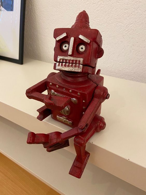 Vintage Gusseisen Hubley Robert the Roboter 1950 Spardose | Acheter sur ...