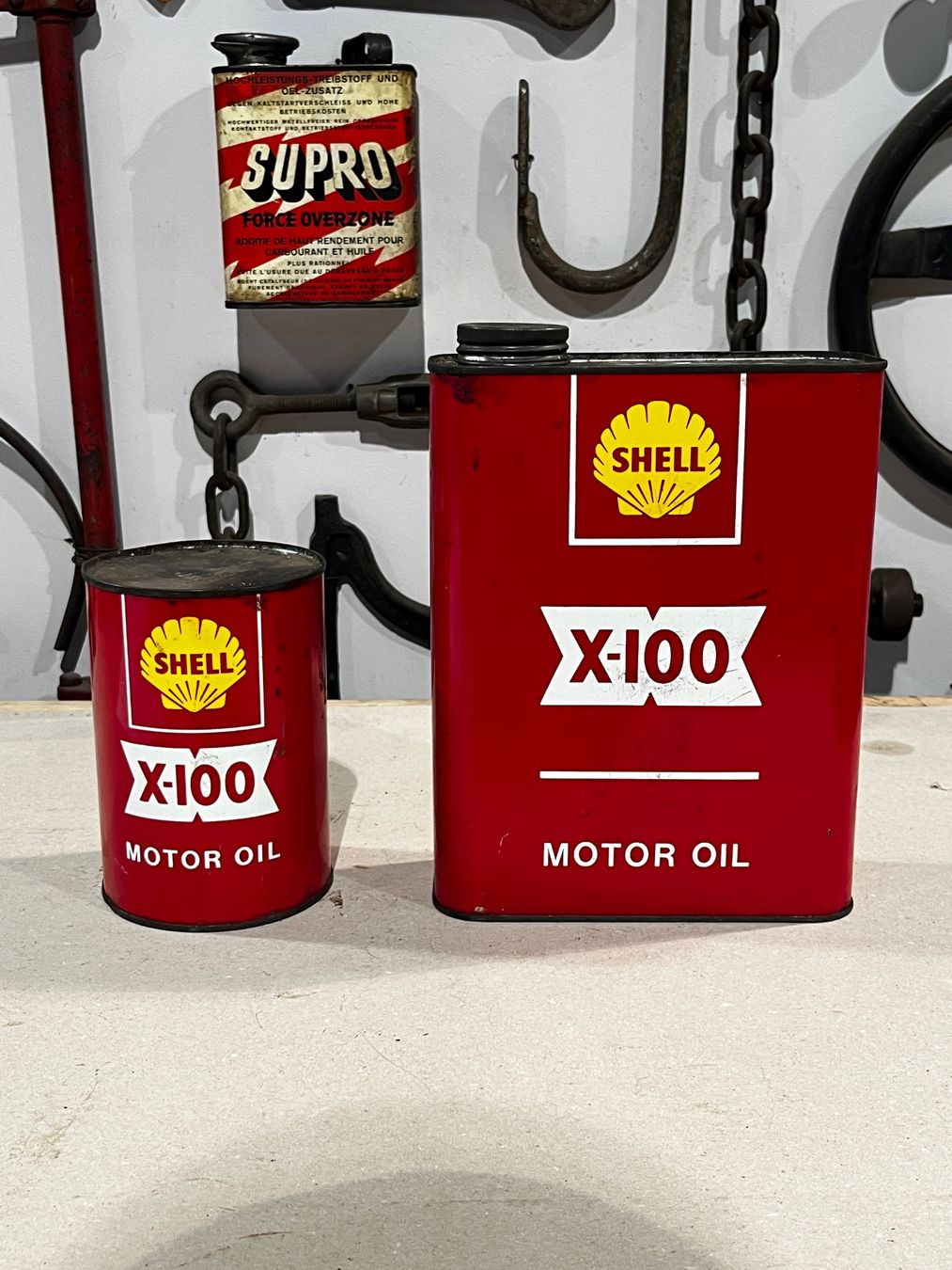 Shell Ölbüchsen (Automobile / Werbung / Garage / Oldimer) (Gebraucht ...