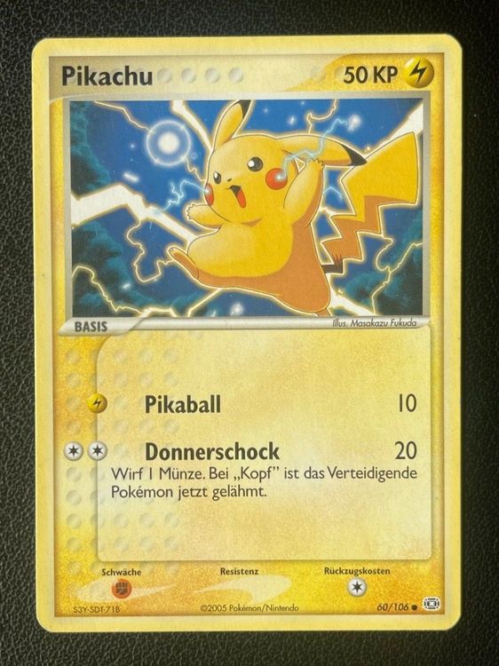 Pikachu 60/106 Pokémon EX Emerald | Kaufen auf Ricardo