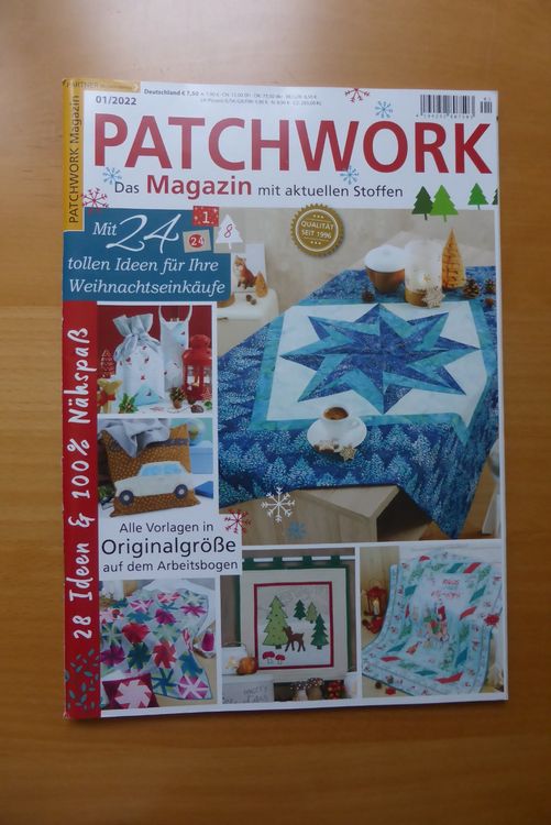 Patchwork Magazin 1/2022 (Gebraucht) in Brunnadern für CHF 2 – mit Lieferung auf Ricardo kaufen