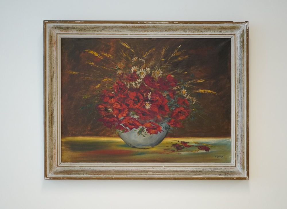 Ölgemälde Blumen Sig. E. Lardon (O009) (Gebraucht) in Basel für CHF 110 ...