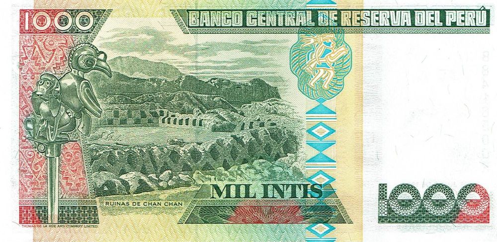 Peru 1000 Intis 1988 P-136b UNZ Serie B 28.06.1988 | Kaufen auf Ricardo