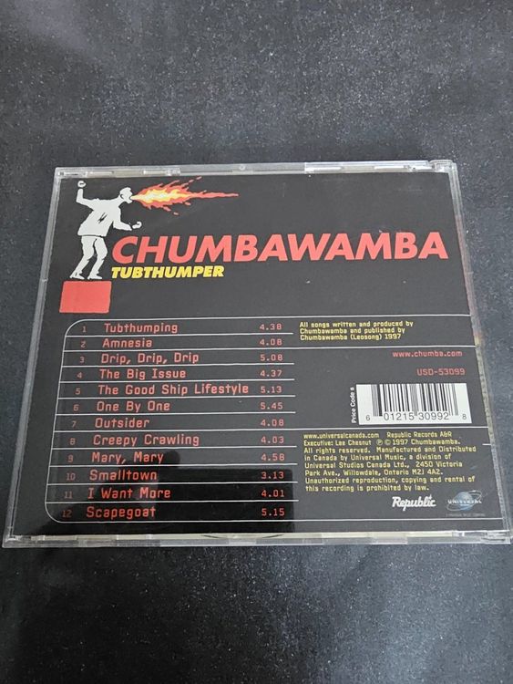 CD - Chumbawamba – Tubthumper (1997) (Gebraucht) in Biberist für CHF 1 ...