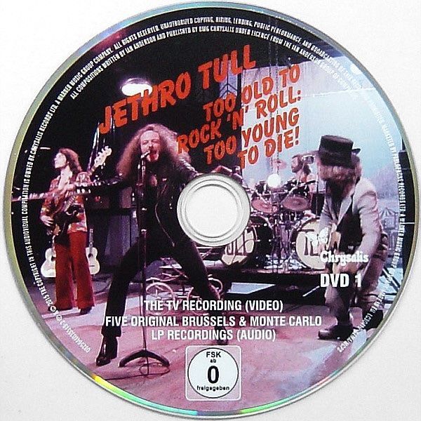 🎸 RARE ! JETHRO TULL - TOO OLD.... - TV SPECIAL ! 🎸 (Neu (gemäss ...