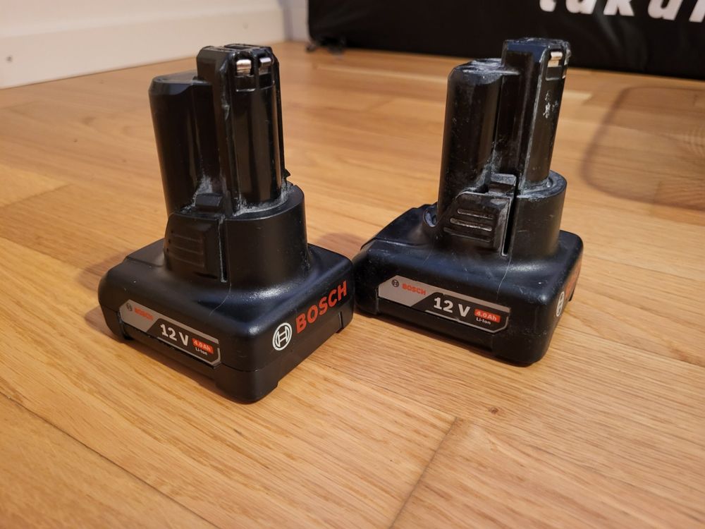 Bosch Professional 12V 4Ah Akkus x2 | Kaufen auf Ricardo