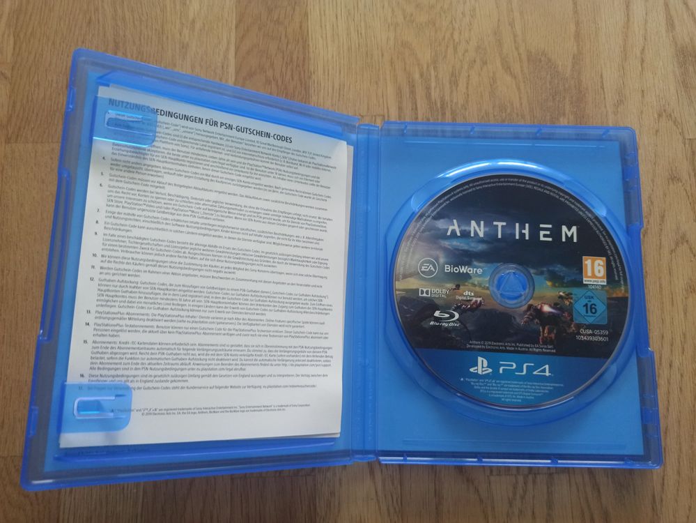 Anthem Legion of Dawn Edition PS4 / PS5 📀🎮📀 (Gebraucht) in Oberweningen ...