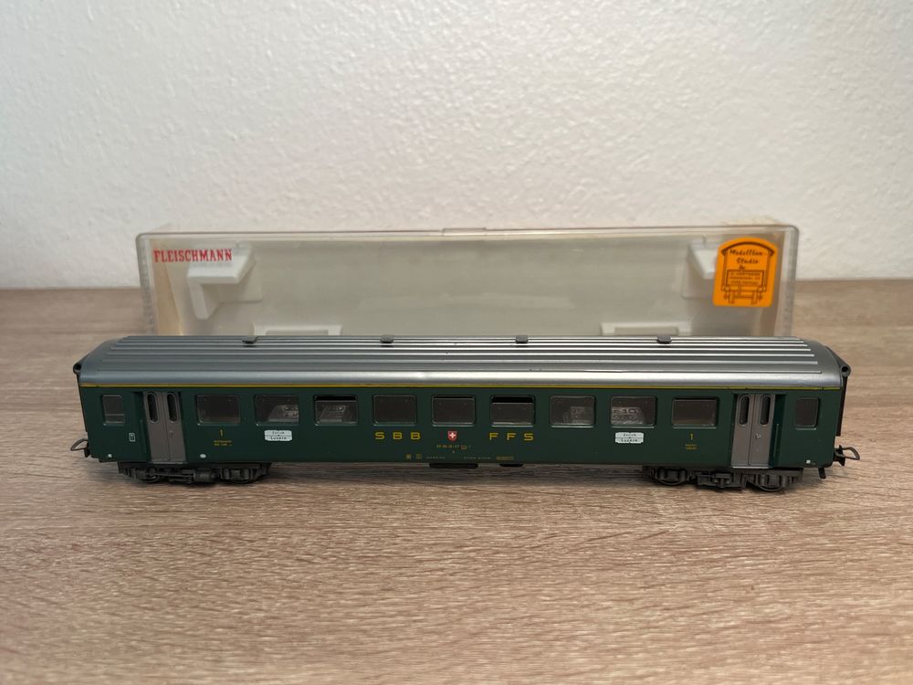 Fleischmann 5133 1.Kl Personenwagen SBB H0 OVP (1) (Gebraucht) in St-Aubin-Sauges für CHF 22 ...