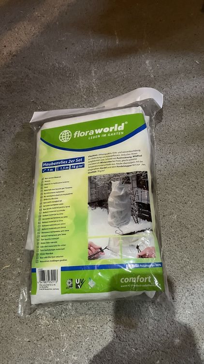 Haubenvlies 2er Set - neu - Floraworld - 1.5 m (Neu und ...