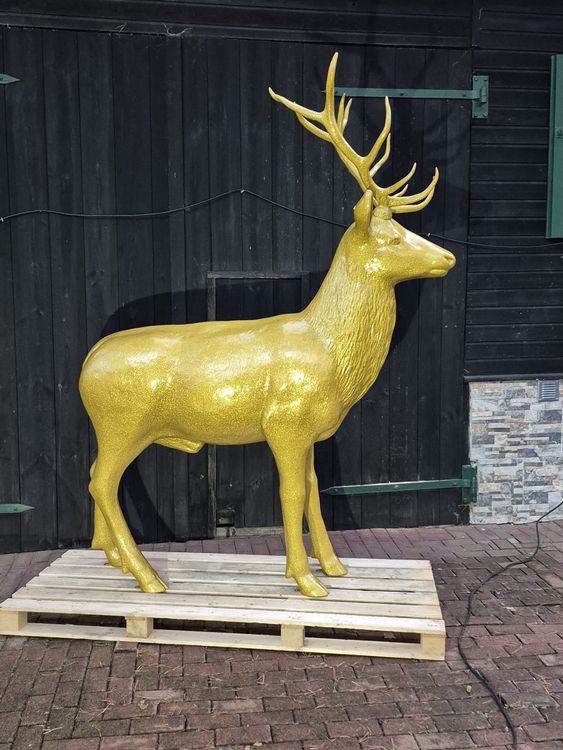 Hirsch mit Glitzer Cervo con glitter Cerf avec paillettes (Neu und ...