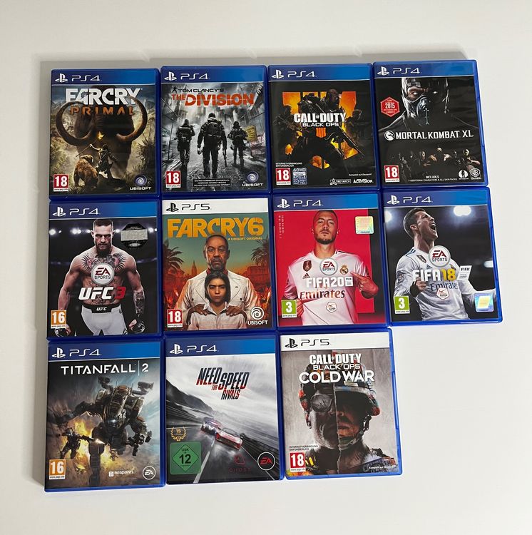 PS4/PS5 - 11 Spiele (Gebraucht) in Stäfa für CHF 49 – mit Lieferung auf Ricardo kaufen