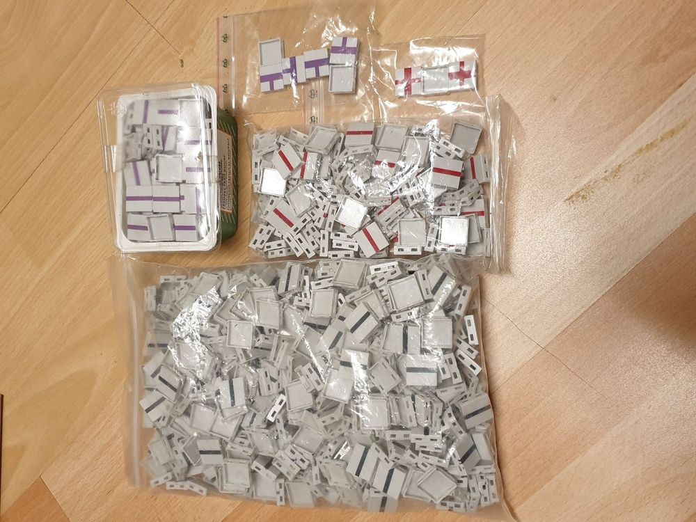 Blindschaltbild-Tafel System "Integra-Signum". Viel Zubehör. (Gebraucht ...