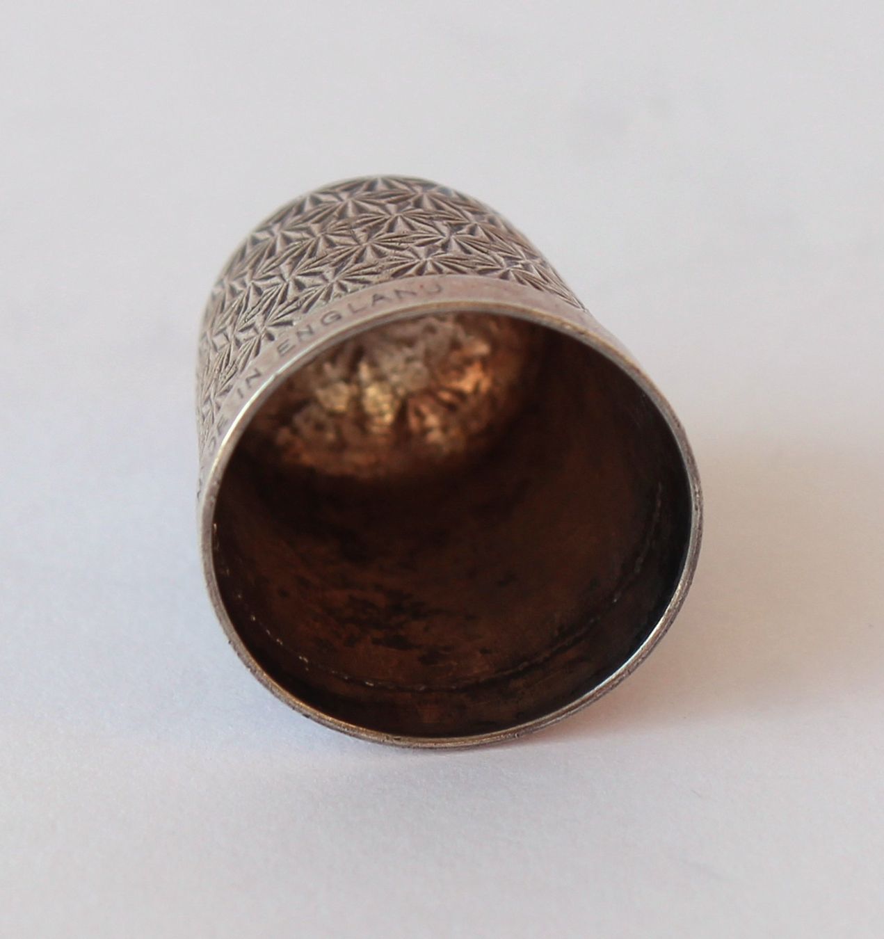 Antiker Englischer Fingerhut Sterling Silber Nr. 17 (Gebraucht) in ...