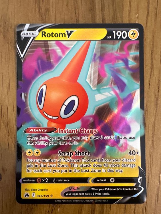 Pokemon Rotom V 045/159 Crown Zenith EN | Kaufen auf Ricardo