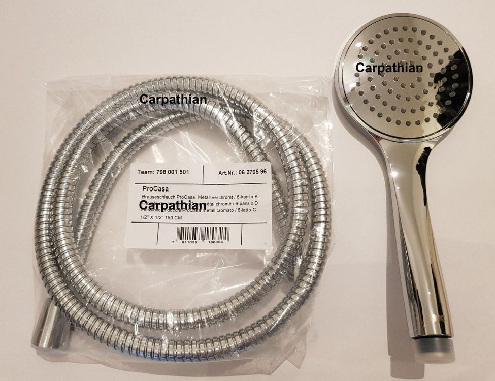 Dusch-/Badeschlauch- und Brause Set 40% (Gebraucht) in Unterlunkhofen für CHF 38 – mit Lieferung ...