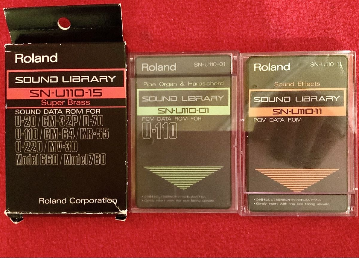 3 Roland PCM Card Sound Libraries: Super Brass, Orgel, Effek (Gebraucht ...