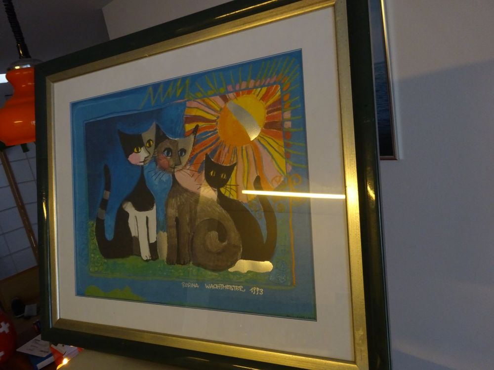 Rosina Wachtmeister Katzen 1993 LIMITIERT Nr.1435 1/3000 | Kaufen auf Ricardo