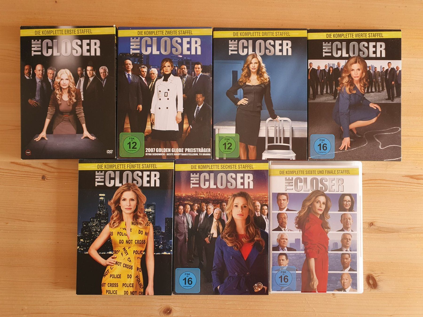 DVD The Closer Staffeln, 1+2+3+4+5+6+7 Die komplette Serie (Gebraucht ...