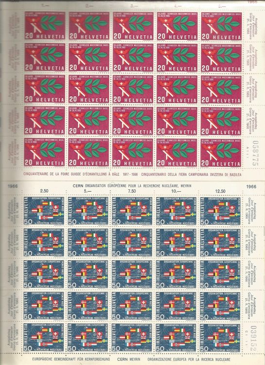 ** SAMMLUNG: 2 x BOGEN SCHWEIZ - FRANKATUR!!! ** (Neu (gemäss Beschreibung)) in Heimenschwand ...