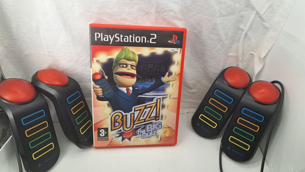 Buzz the Big Quiz +Buzzer Ps2 (Gebraucht) in bennwil für CHF 12 – mit ...