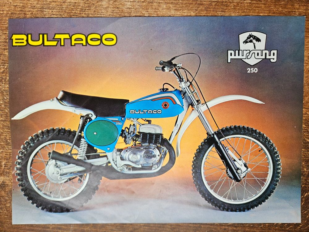 Prospectus BULTACO PURSANG 250 (Neuf (Voir description)) à courtetelle ...