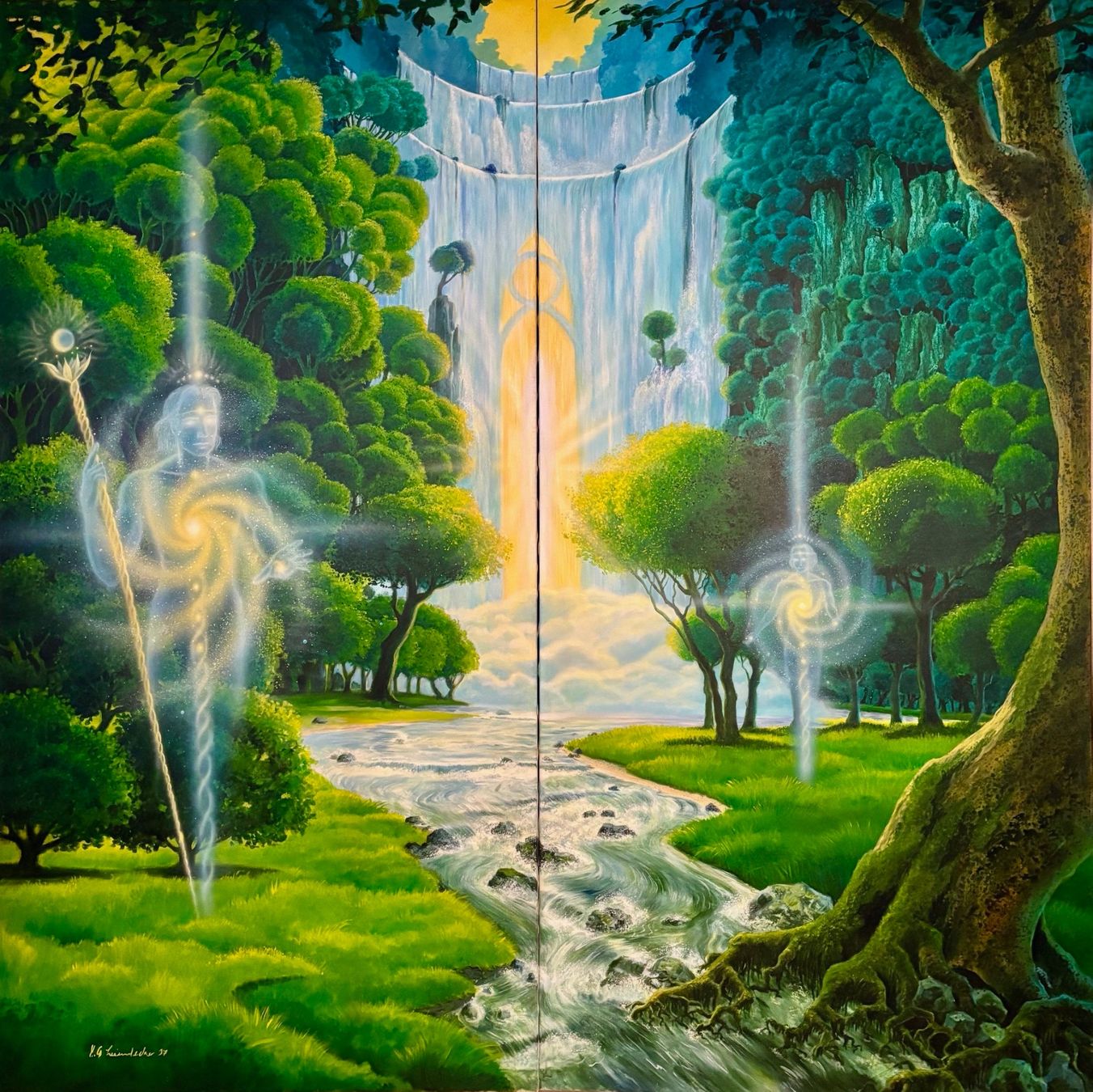 Original Gemälde von Hans Georg Leiendecker (Neu (gemäss Beschreibung ...