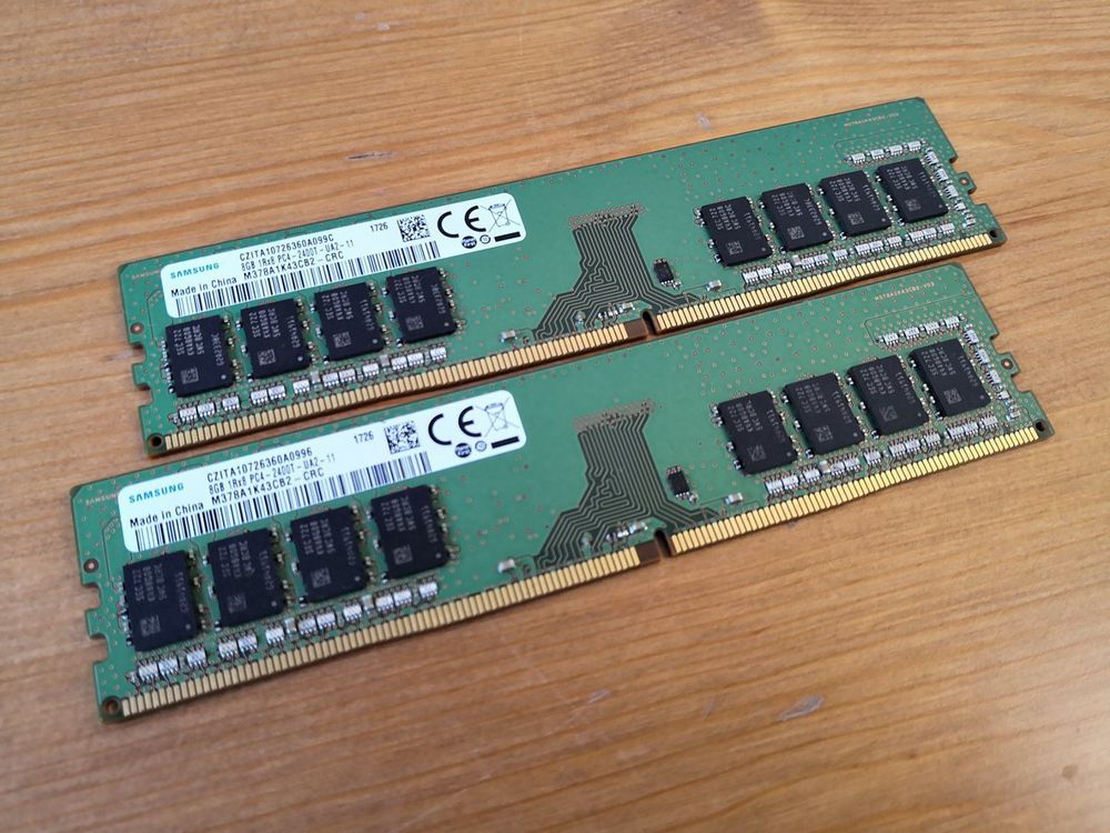 2x8 GB DDR4-2400 Desktop RAM (Gebraucht) in Zürich für CHF 39 – mit ...