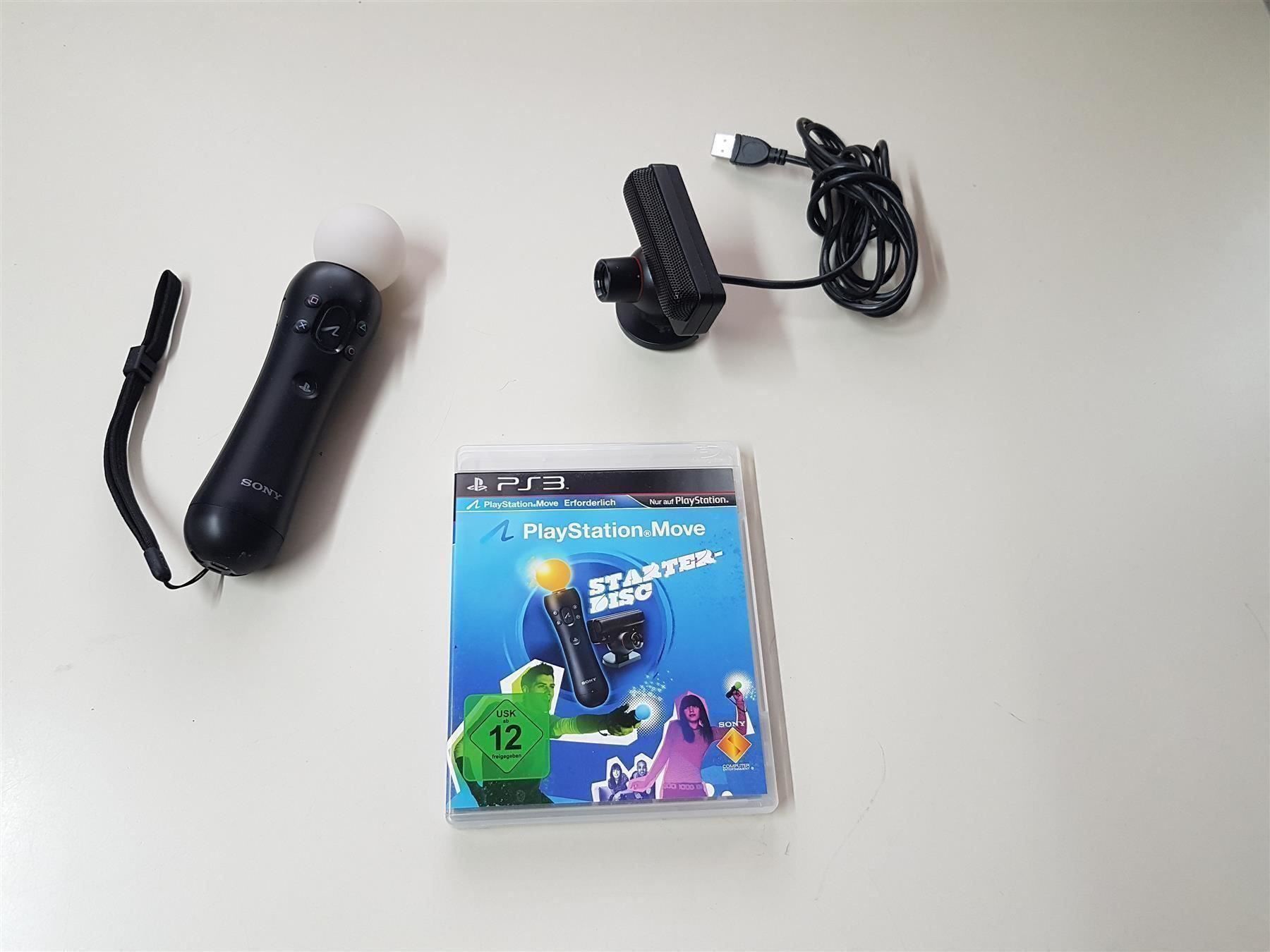 Move-Starter Pack, Kamera, Controller, Starter Disc PS3 (Gebraucht) in ...