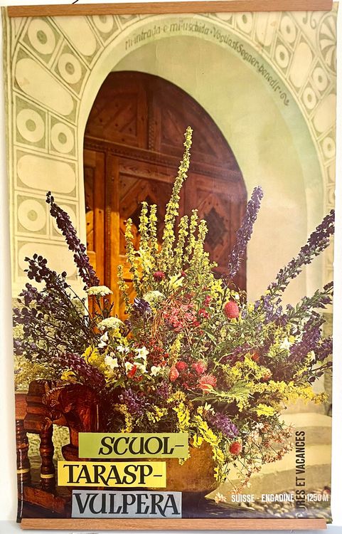 Affiche Originale SCUOL TARASP VULPERA ENGADIN (Gebraucht) in Moudon für CHF 150 – mit Lieferung ...
