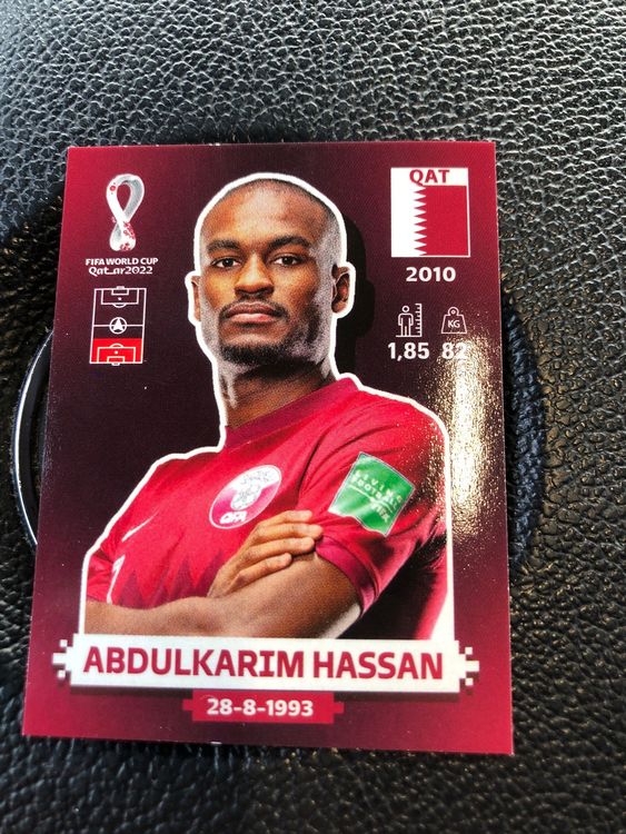WM 2022 Qatar Abdulkarim Hassan, QAT 7 (Gebraucht) in Flumenthal für ...