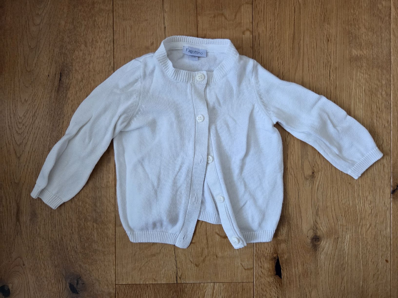 Fagottino Baby Strickjacke, Gr. 62, weiss, Jäckli (Gebraucht) in ...