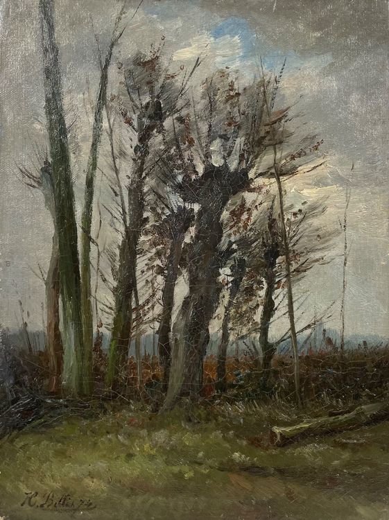 Antikes Wald Szene Gemälde unleserlich Signiert (Gebraucht) in Root für CHF 20 – mit Lieferung ...