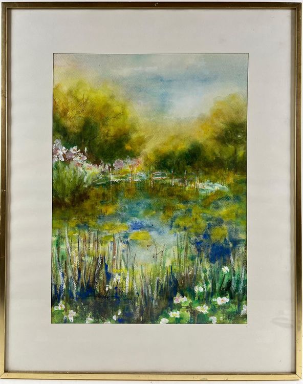 Landschaft Aquarell Signiert. (Gebraucht) in Neuhausen am Rheinfall für CHF 10 – mit Lieferung ...
