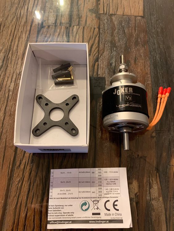 Lindinger Joker V3 J6360-11 KV 205 Brushless Motor (Neu (gemäss Beschreibung)) in Ortschwaben ...