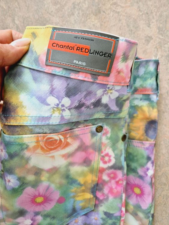 CHANTAL REDLINGER HOSE PARIS JEANS S 36 , TOP ZU BLUSE SHIRT (Neu ...