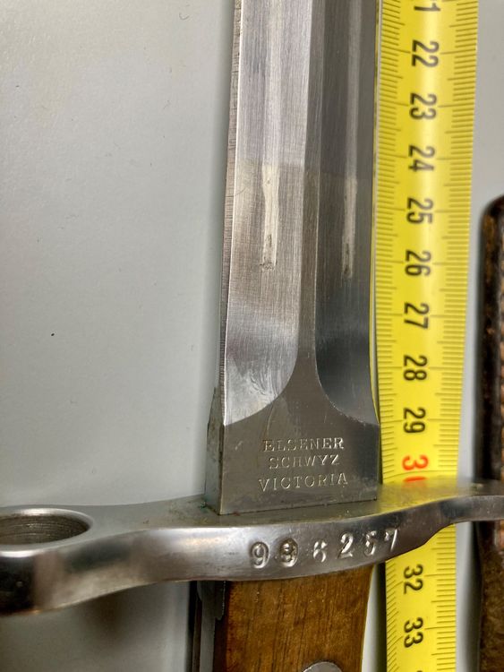 Bajonett, Seitengewehr, Victoria, Elsener, Schwyz mit Frosch | Kaufen ...