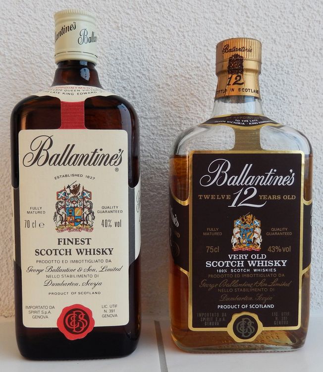 2 Fl. Ballantine`s Scotch Whisky alt Kellerfund (Gebraucht) in Hochdorf ...