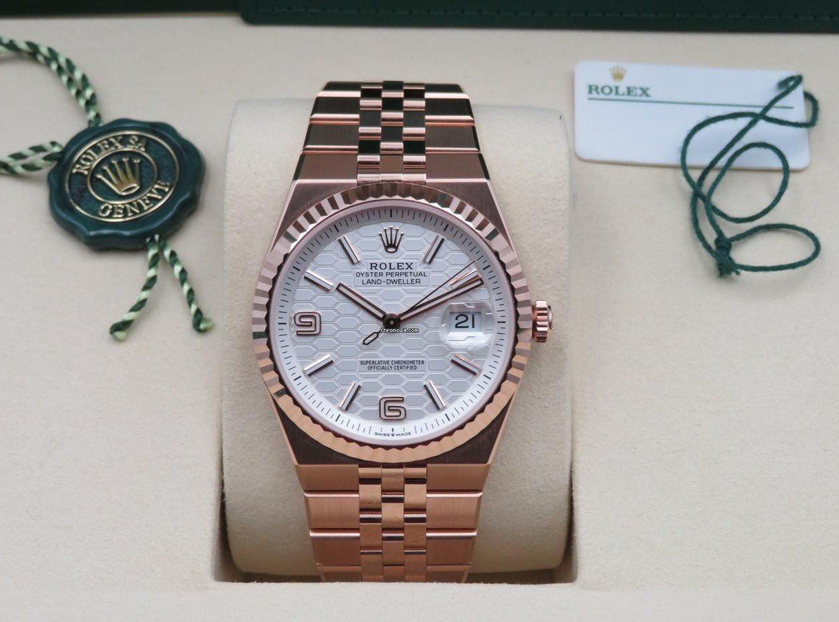 NEU Rolex Land-Dweller Rose Gold 40mm 127335 (Neu und originalverpackt ...