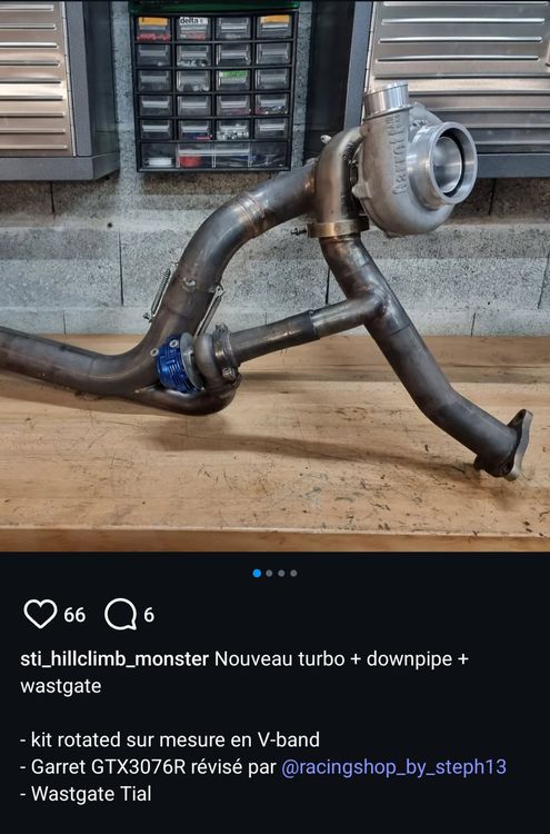 Kit turbo rotated avec un GTX3076R révisé Subaru Impreza (D'occasion) à ...