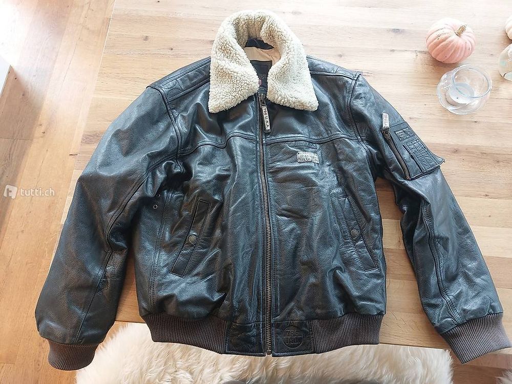 Lederjacke Vintage US Airforce Bomberjacke (Gebraucht) in Wittwil für ...