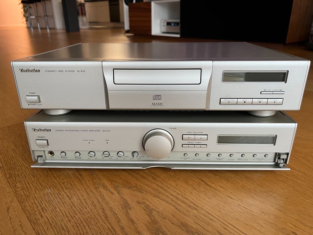 Technics Stereoanlage Receiver SA-E10 und CD-Player SL-E10 (Gebraucht) in für CHF 55 – nur ...