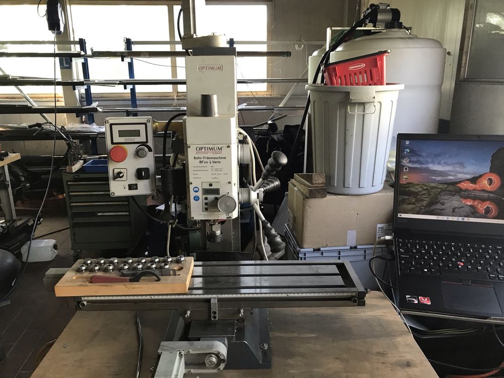 Optimum BF20 L Vario Fraesmaschine, 3 Achs Gesteuert. (Gebraucht) in ...