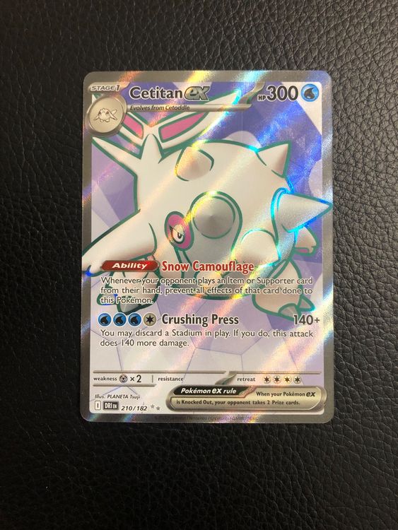 2025 Destined Rivals Cetitan ex Full Art 210/182 NM Ab 1 (Gebraucht) in ...