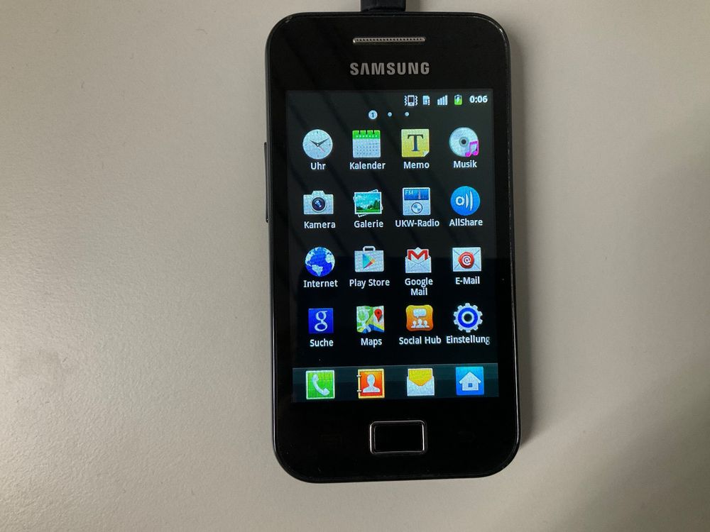 Samsung Galaxy ACE Handy, mit allem Zubehör | Kaufen auf Ricardo