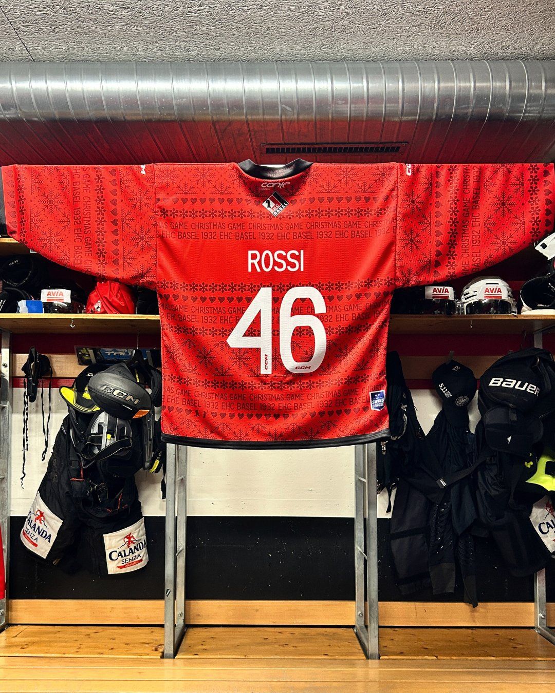 EHC Basel Christmas-Charity-Game #46 Rossi (gameworn) (Gebraucht) in ...